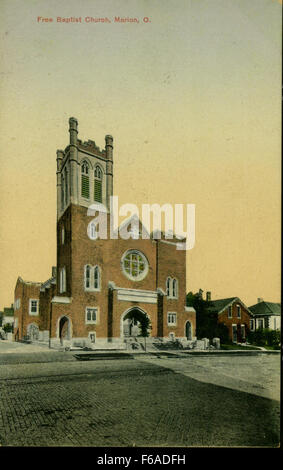 A black and white postcard depicting the Ohio State Penitentiary in ...