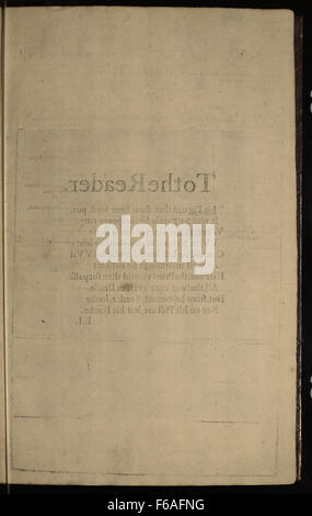 First Folio Front Matter, p 6 Stock Photo - Alamy