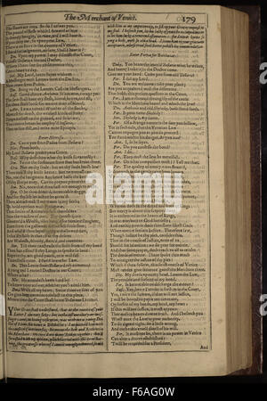 Page 17 from the First Folio (1623) edition of Shakespeare's 'The ...
