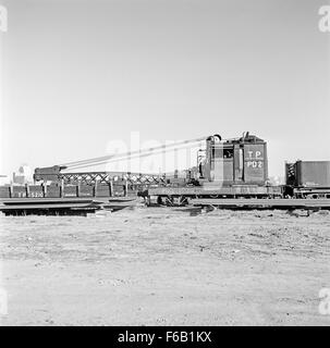 A historical image of the Texas & Pacific Railway's Palo-Pinto Bridge ...