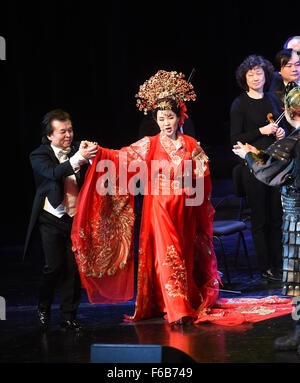Lanzhou, China's Gansu Province. 15th Oct, 2016. Hot air balloons fly ...