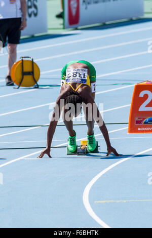 Jodean Williams of Jamaica, 200m,IAAF World Junior Athletics ...