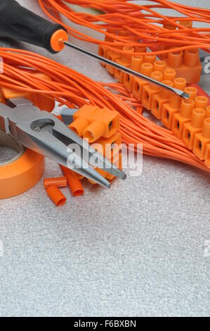 Pliers steel cutter tape-line construction level leather protective ...