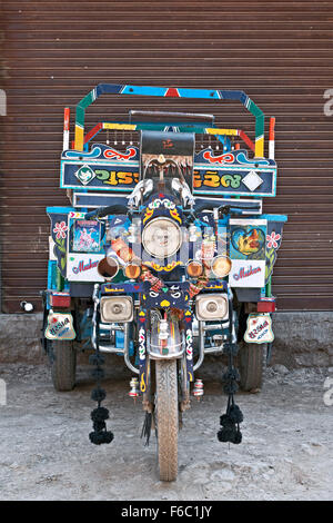Decorated and painted chakda, saurashtra, rajkot, gujarat, india, asia ...