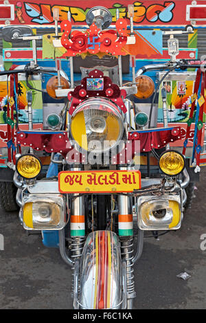Decorated and painted chakda, saurashtra, rajkot, gujarat, india, asia ...