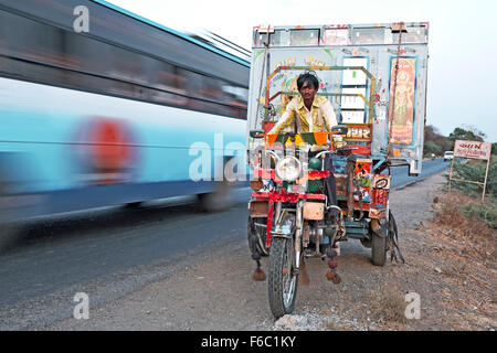 Decorated and painted chakda, saurashtra, rajkot, gujarat, india, asia ...