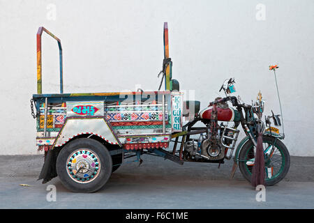 Decorated and painted chakda, saurashtra, rajkot, gujarat, india, asia ...