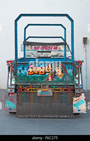 Decorated and painted chakda, saurashtra, rajkot, gujarat, india, asia ...