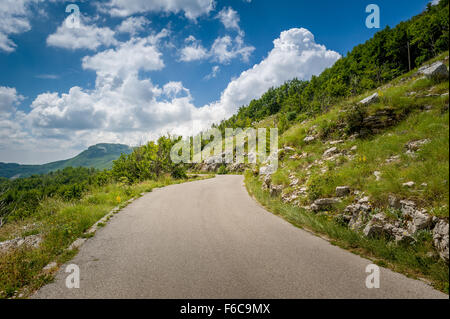 Mountain road at summer day in Nha Trang, Vietnam Stock Photo - Alamy