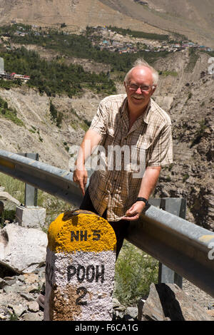 India, Himachal Pradesh, Kinnaur, Pooh village on Hindustan-Tibet ...