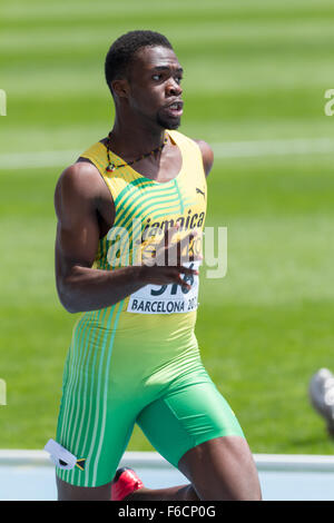 Jarvan Gallimore of Jamaica during 400m hurdles event of the 20th World ...