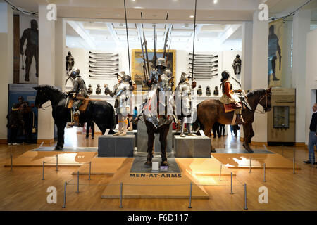Display inside the Royal Armouries Museum, Leeds, West Yorkshire Stock ...