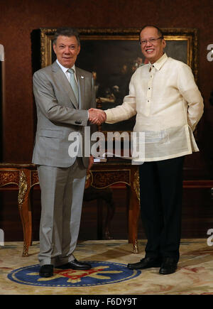 Philippines. 16th Nov, 2015. President Benigno S. Aquino III witnesses ...