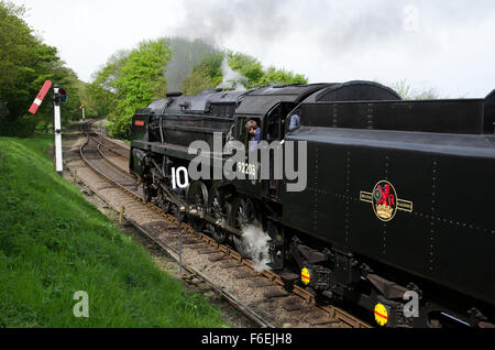 Class 9F Black Prince at Weybourne Station on the North Norfolk Railway ...
