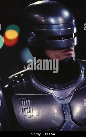 Jul 17, 1987; Dallas, TX, USA; Pictured: A illustration from 'RoboCop ...