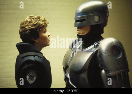 Jul 17, 1987; Dallas, TX, USA; Pictured: A scene from 'RoboCop,' a 1987 film directed by PAUL ...