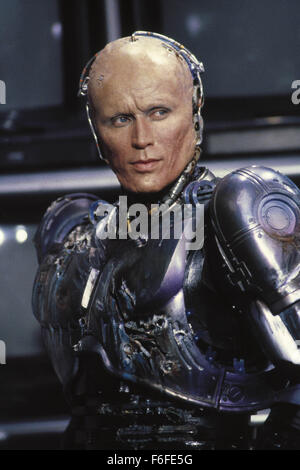 Jul 17, 1987; Dallas, TX, USA; Pictured: A illustation from 'RoboCop ...