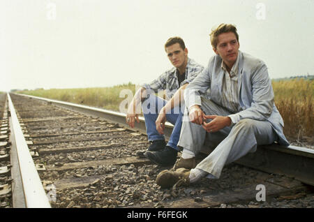 Sep 23, 1988; Valley Falls, KS, USA; Actor MATT DILLON (right) stars as ...