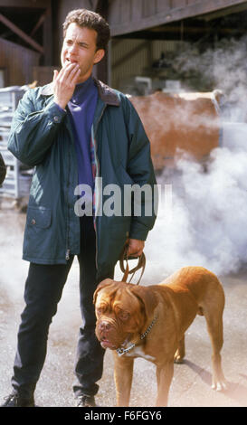 Jul 18, 1989; Los Angeles, CA, USA;Actor TOM HANKS stars as Det Scott Turner and MARE WINNINGHAM ...