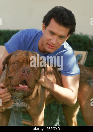 Jul 18, 1989; Los Angeles, CA, USA;Actor TOM HANKS stars as Det Scott Turner and MARE WINNINGHAM ...