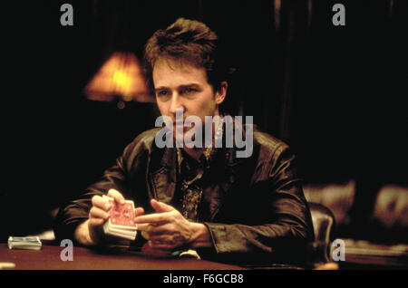 Actor EDWARD NORTON stars as Lester 'Worm' Murphy in 'Rounders.' Stock ...