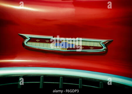 Vintage Chevrolet car badge Stock Photo - Alamy