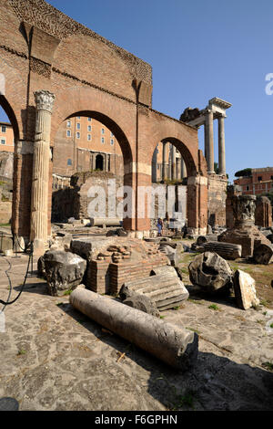 Basilica Julia, Roman Forum, Rome, Italy Stock Photo - Alamy