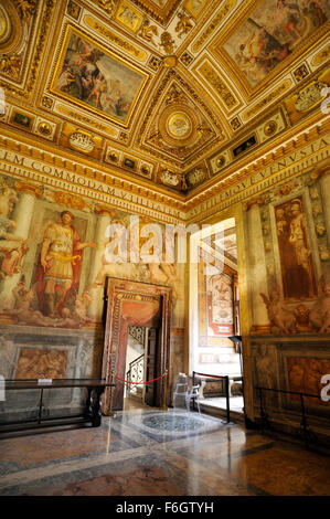 Interior of Castle Saint Angelo in Rome Stock Photo - Alamy