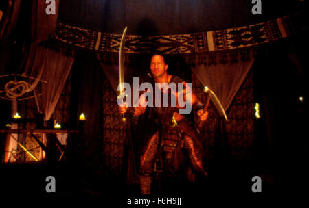 Apr 17, 2002; Los Angeles, CA, USA; THE ROCK (L) stars as Mathayus the ...