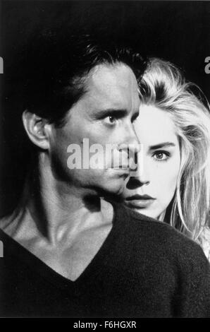 BASIC INSTINCT, Michael Douglas, Sharon Stone, 1992, (c) TriStar ...