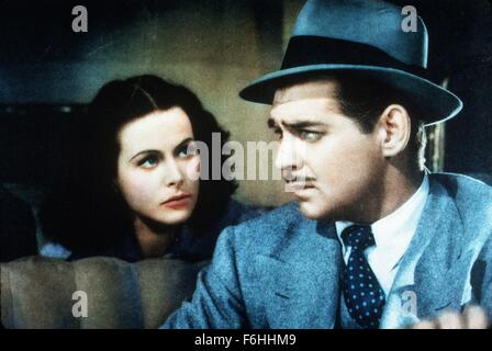 1940, Film Title: COMRADE X, Studio: MGM, Pictured: CLARK GABLE, HEDY ...