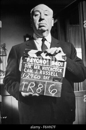 1960, Film Title: PSYCHO, Director: ALFRED HITCHCOCK, Studio: PARAMOUNT ...