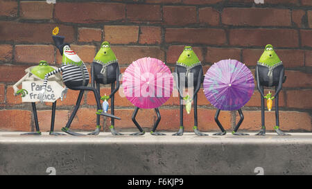 FLUSHED AWAY, 2006. Le Frog (voice: Jean Reno), Toad (voice: Ian ...