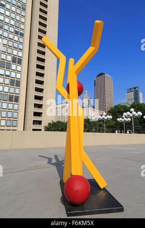 Bushnell Sculpture Garden, Hartford, Connecticut, USA Stock Photo - Alamy