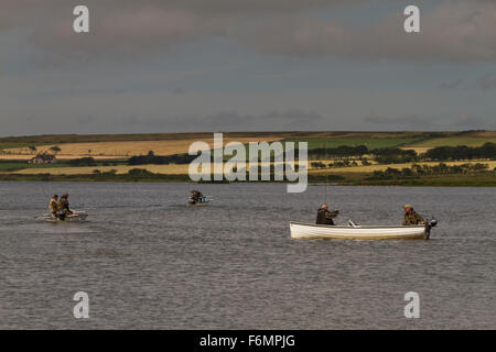 Fly Fishing for Trout on Loch Pattack Dalwhinnie Inverness-shire ...
