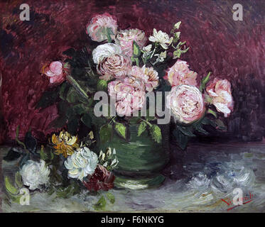 Roses, by Vincent Willem van Gogh (30 March 1853 - 29 July 1890) was a ...