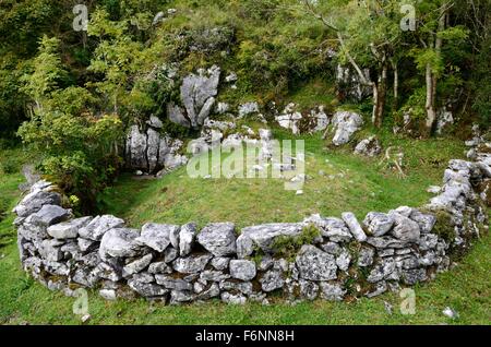 St Cronans Holy Well Templecronan The Burren County Clare Ireland Stock ...