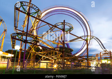 Fair ground ride, Prater Park, Vienna, Austria Stock Photo - Alamy