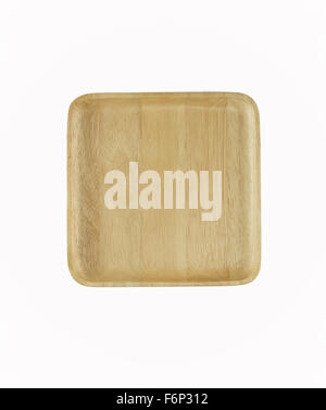 Top view of empty square plate on cement background. Empty space for ...