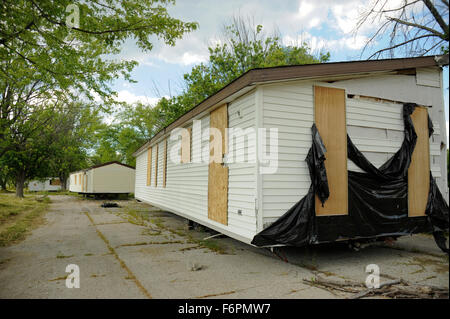 Abandoned trailer park in Indiana Stock Photo - Alamy
