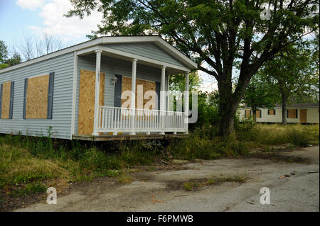 Abandoned trailer park in Indiana Stock Photo - Alamy