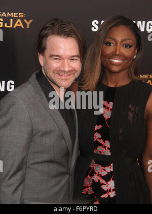 Patina Miller and David Mars attend the world premiere of "Power Book ...