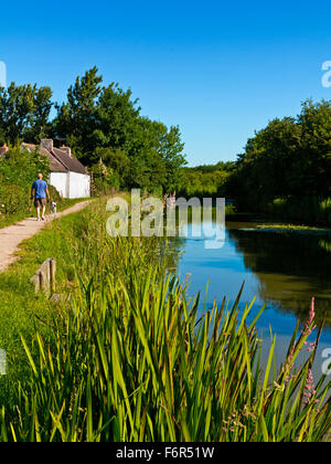 The Nottingham Canal at Awsworth Nottinghamshire England UK built 1796 ...
