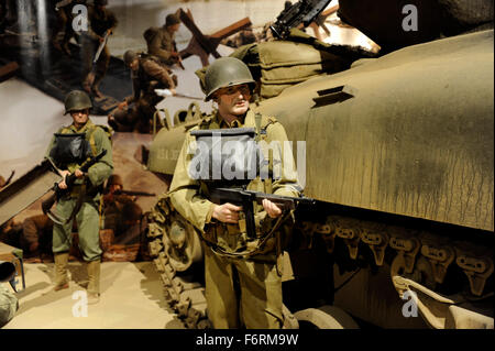 American M4 Sherman tank at the Overlord Museum near Omaha Beach about ...