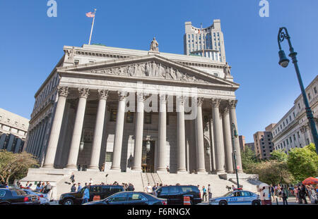 New York County Courthouse in Manhattan, New York. Supreme Court ...