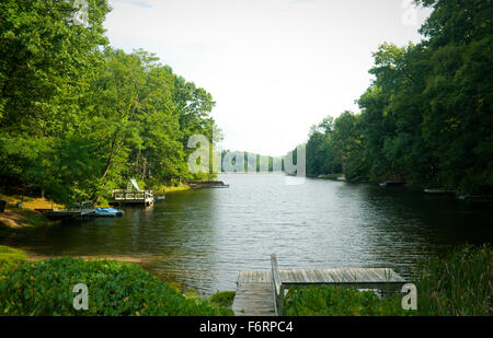 Brown County, Indiana: Bean Blossom covered bridge (1880) in early ...