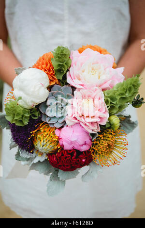 Close-up of Bridal Bouquet Stock Photo - Alamy