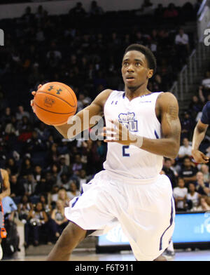 Norfolk, VA, USA. 18th Nov, 2015. Old Dominion Monarchs guard Aaron ...