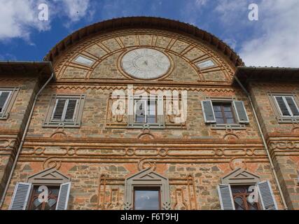 REGGELLO, ITALY - MAY 2 2015: Sammezzano Ancient Castle in the heart of ...