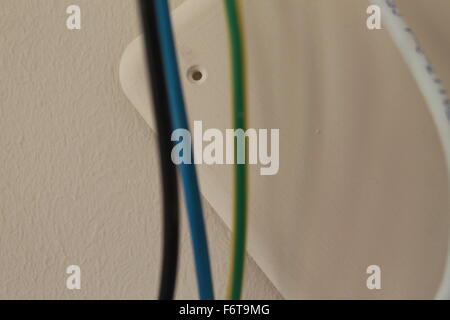 power cables inside a house Stock Photo - Alamy